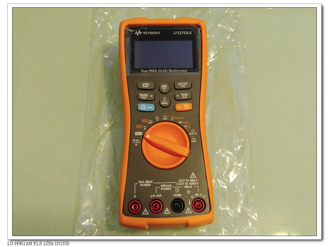 開箱 - Keysight U1273AX - 電子世界 - DIY 地帶 - 電腦領域 HKEPC Hardware - 全港 No.1 PC討論區